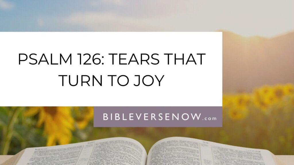 Psalm 126 Meaning: When the Lord Restored the Fortunes of Zion